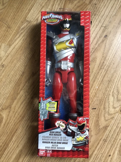 POWER RANGERS DINO Charge Red Ranger LARGE Figure 12" Bandai Toys £14. ...