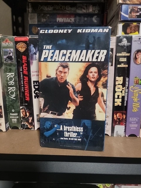 THE PEACEMAKER (VHS, 1998) George Clooney, Nicole Kidman Vintage £4.07 ...