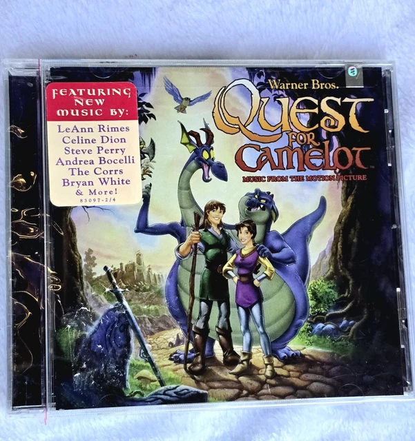 MUSIC CD AUDIO Quest For Camelot Movie Soundtrack 1998 Warner Bros ...