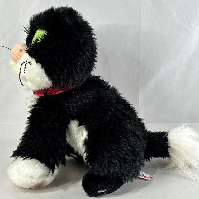 POSTMAN PAT CAT Jess Plush Soft Kitty Black & White Red Collar 10 ...