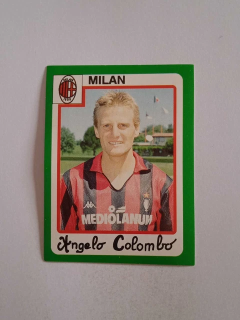 FIGURINA CALCIATORI EUROFLASH 1990 Numero 210 Angelo Colombo Milan EUR ...