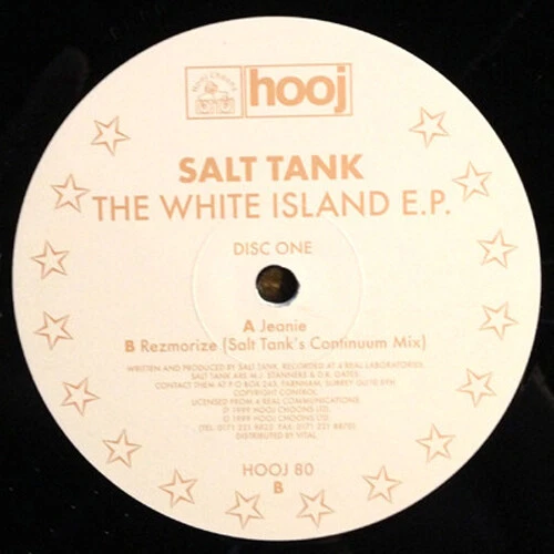 SALT TANK &WHITE Island Ep" 1999 Uk Dj Promo Part 1 Vinyl 12" Mint ...