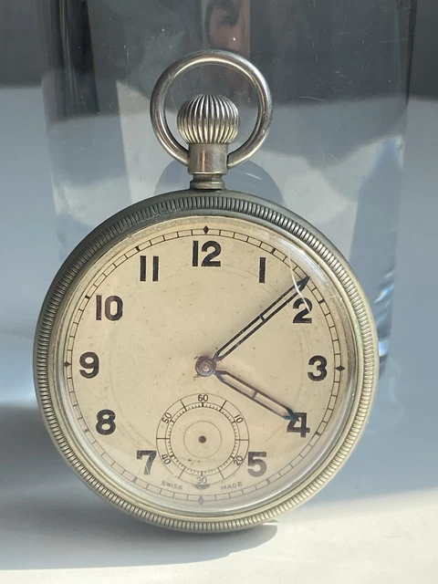 WW2 RAF POCKET WATCH (6E/50) 1942 Air Ministry Bomber Plane Pilots ...