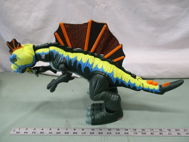 FISHER PRICE IMAGINEXT Green Mega T-Rex Prehistoric Dinosaur Toy ...