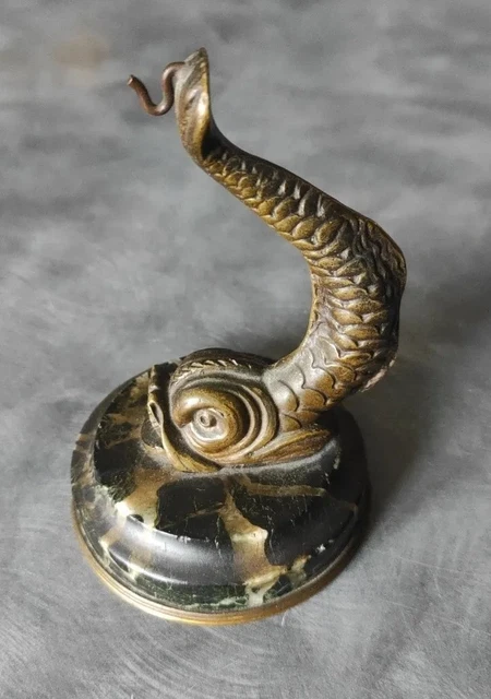 ANCIEN PORTE MONTRE Dauphin Style Empire Époque 1900 Bronze EUR 120,00 ...