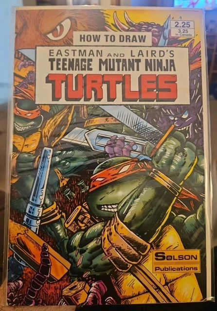 HOW TO DRAW Teenage Mutant Ninja Turtles #1 (Solson Publications 1986 ...