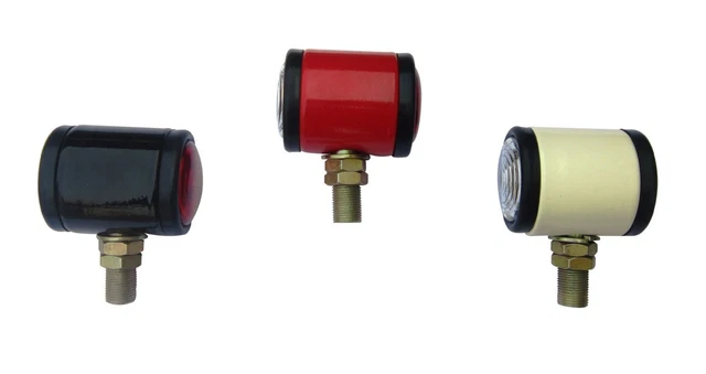 PAIR MASSEY FERGUSON 35X Butler style Lamp Vintage Tractor Side Light ...