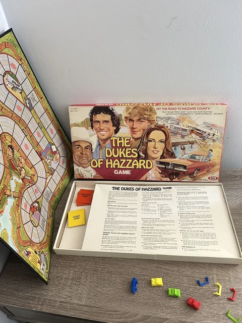 VINTAGE DUKES OF Hazzard Board Game-1981-John Schneider,Tom Wopat ...