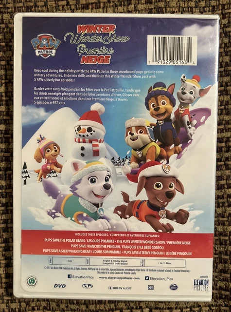 PAW PATROL: WINTER Wonder Show Premiere Neige (dvd) $9.11 - PicClick