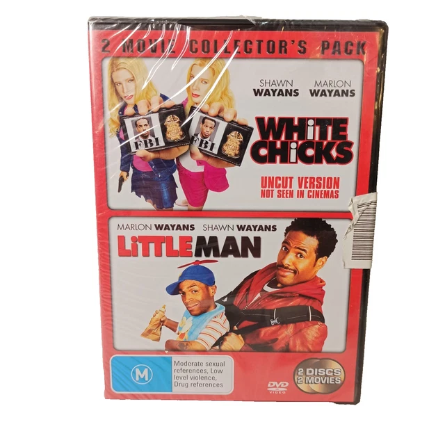 WHITE CHICKS & Little Man DVD Comedy Crime Wayans Detective Region 4 ...