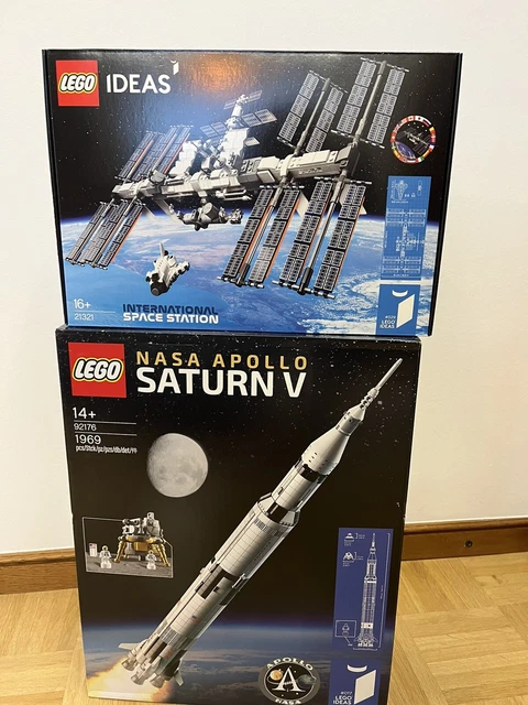 LEGO IDEAS: NASA Apollo Saturn V (92176) e Stazione Spaziale ISS (21321 ...