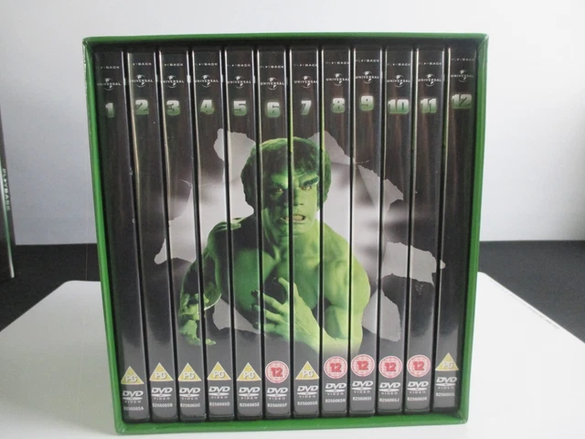 THE INCREDIBLE HULK - The Ultimate DVD Collection 24 DVDs 5 seasons ...