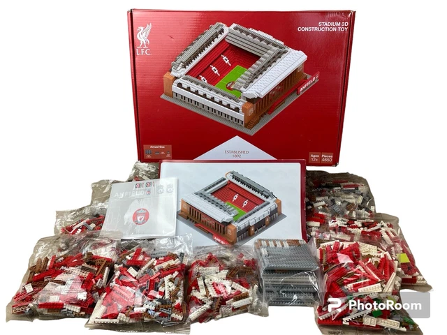 LIVERPOOL FOOTBALL CLUB Anfield Stadium 3D Construction Toy Building ...