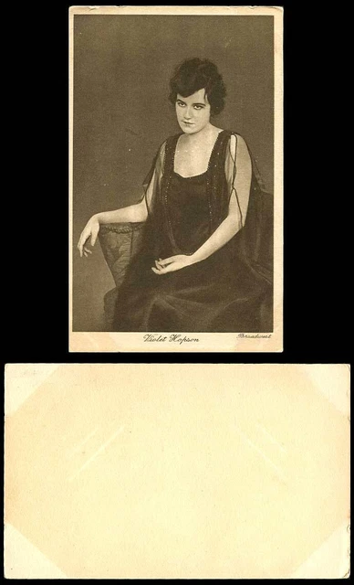 ACTRESS MS VIOLET Hopson Australian-Born British Actress Woman Lady Old ...