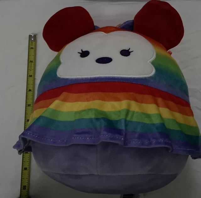 SQUISHMALLOWS DISNEY 2022 Pride 8” Minnie Mouse Rainbow Stuffed Animal ...