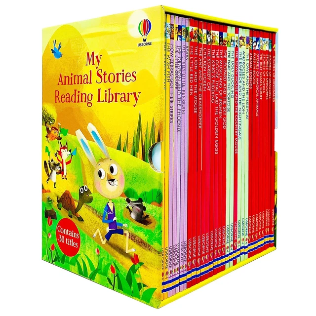 USBORNE MY ANIMAL Stories Reading Library 30 Books Collection Box Set ...