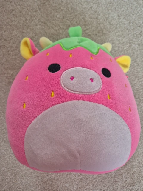 SQUISHMALLOW 8INCH CLEARY The Strawberry Cow With Tag £3.31 - PicClick UK