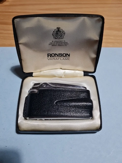 RARE VINTAGE COLLECTABLE RONSON VARAFLAME Gas Lighter £10.00 - PicClick UK
