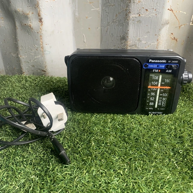 PANASONIC RF-2400D AM/FM Radio Black Fully Tested & Working £11.31 ...