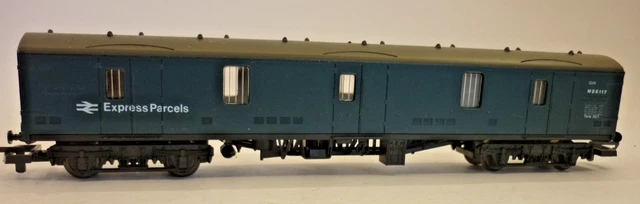 LIMA 00 GAUGE BR 57' GUV BOGIE EXPRESS PARCELS VAN - BLUE - 305656, g £ ...