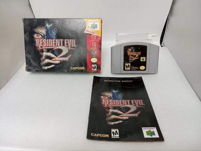 RESIDENT EVIL 2 (Nintendo 64 N64, 1998) CIB Tested $180.00 - PicClick