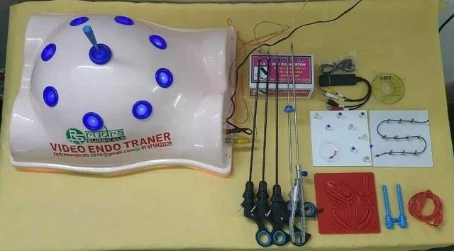 LAPAROSCOPIC SIMULATOR ENDOTRAINER Full Body Shape with 5 basic ...
