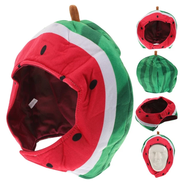 WATERMELON HEADGEAR CHILD Man Holiday Fruit Hat Tropical Party Hats $33 ...