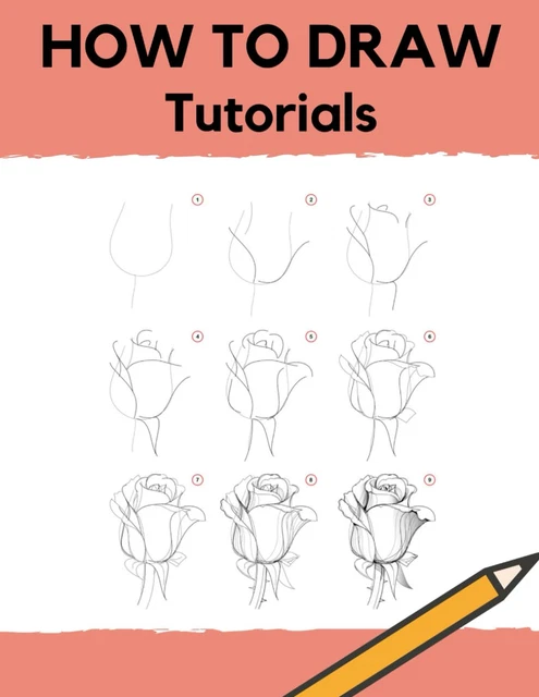 HOW TO DRAW Tutorials: An Step-by-Step Drawing Projects (Drawing Books ...