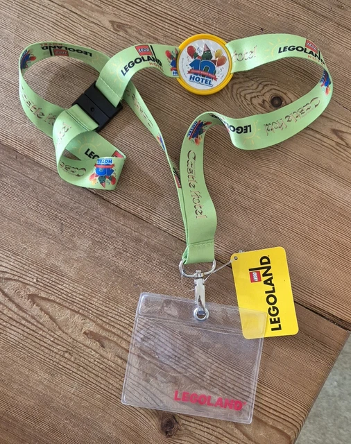LEGOLAND CASTLE HOTEL Lanyard With 10 Year Anniversary Pop Badge (BNWT ...