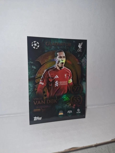TOPPS MATCH ATTAX 2025 Virgil Van Dijk Gladiators Limited Edition Base Card £2.75 - PicClick UK