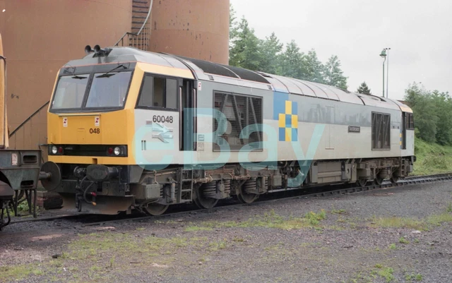 35MM RAILWAY NEGATIVE of Class 60 60048 @ Leicester Copyright to Buyer ...