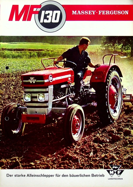 239706) MASSEY-FERGUSON MF 130 Prospekt 06/1966 EUR 29,95 - PicClick DE