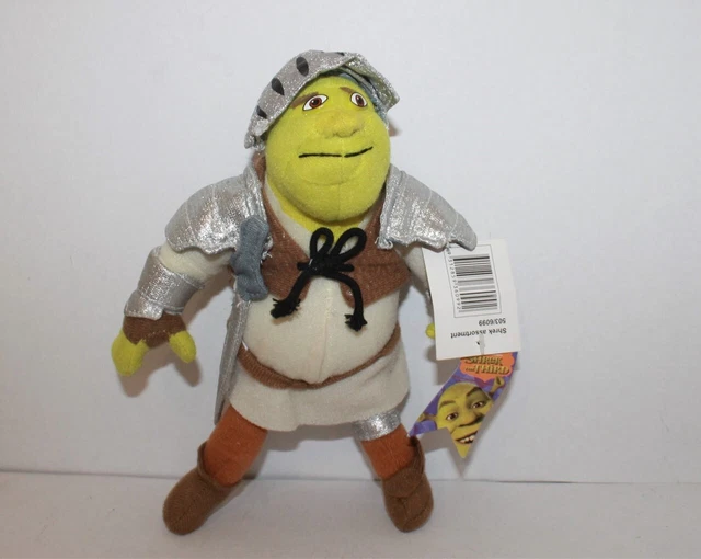 SHREK THE THIRD Shrek Knight Plush Toy 2007 9.5" Dreamworks / Hunter ...