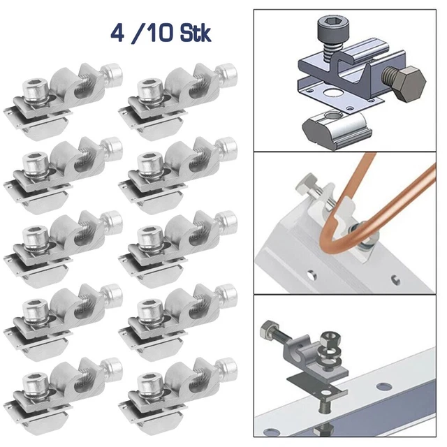 SOLAR-PANEL SOLAR MOUNTING System Ground Grounding Lug Mounted ...