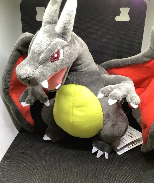 POKEMON SHINING BLACK Charizard Plush Soft Toy Teddy Cuddly Import Gift ...
