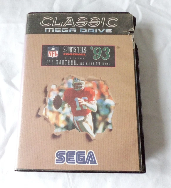 JEUX MEGA DRIVE ,sport talk 93 joe montana complet EUR 20,00 - PicClick FR