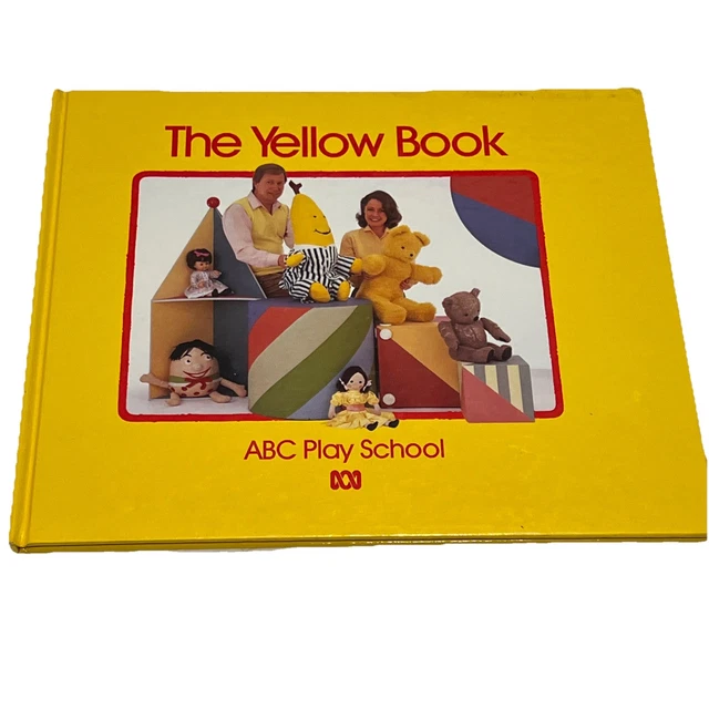 ABC KIDS PLAY School Yellow Book Rare Vintage 80s Children’s Tv Show ...