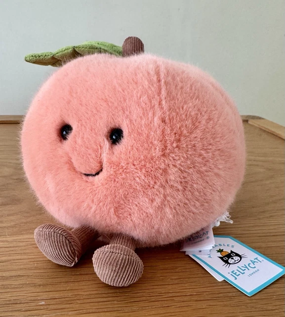 JELLYCAT AMUSEABLE PEACH *NEW* with Tags £42.27 - PicClick UK