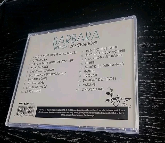 BARBARA BEST OF 20 Chansons CD Album Rare EUR 10,00 - PicClick FR