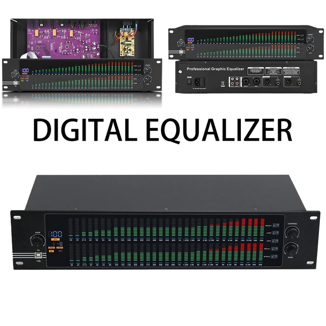 ENTZERRER DIGITALER EQ-323 2U Dual 31-band Grafik-Equalizer Spectrum Equalizer EUR 195,99 ...