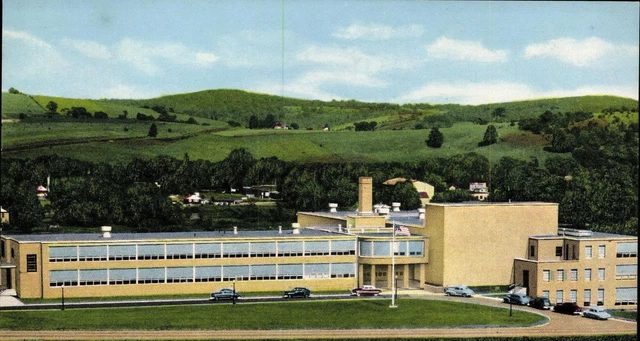 NEW YORK Homer Homer Central High School Oldtimer Ansichtskarte ...