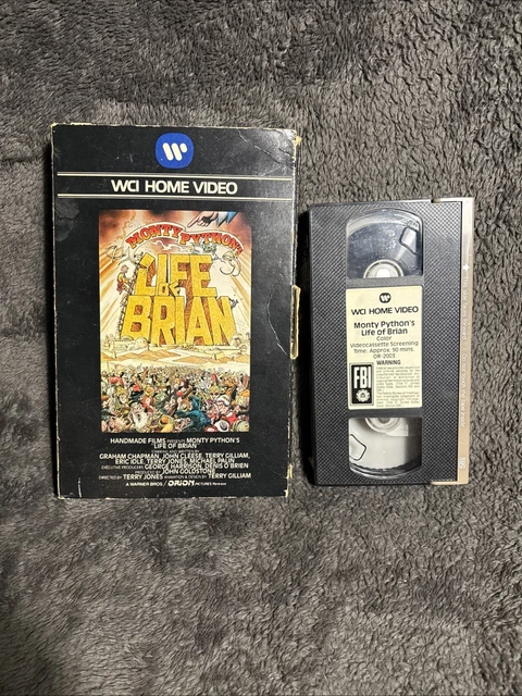 MONTY PYTHON'S LIFE OF BRIAN VHS *1st Release* 1980 WCI Warner Big Box ...