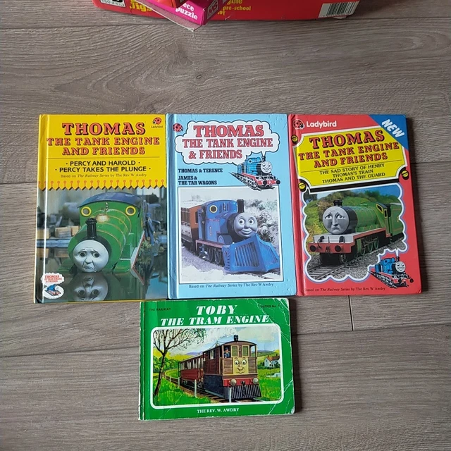 4 X THOMAS Tank Engine & Friends Books Bundle Vintage 3 x Ladybird. See ...