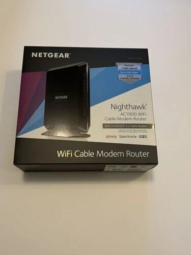 NETGEAR NIGHTHAWK AC1900 wifi Cable Modem Router $24.50 - PicClick