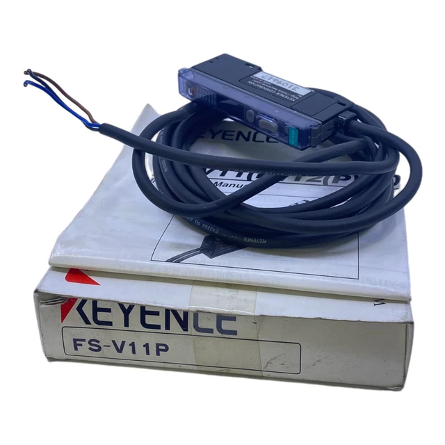 KEYENCE FS-V11P LICHTLEITER-MESSVERSTÄRKER 24V Dc 50mA 10-55 Hz EUR 71 ...