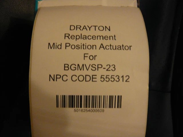 DIRECT DRAYTON REPLACEMENT British Gas Bgmvsp-23 555312 Mid Postition ...