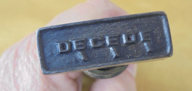 ANCIEN TAMPON EN bronze DECEDE La Poste PTT (obsolete) EUR 25,00 ...