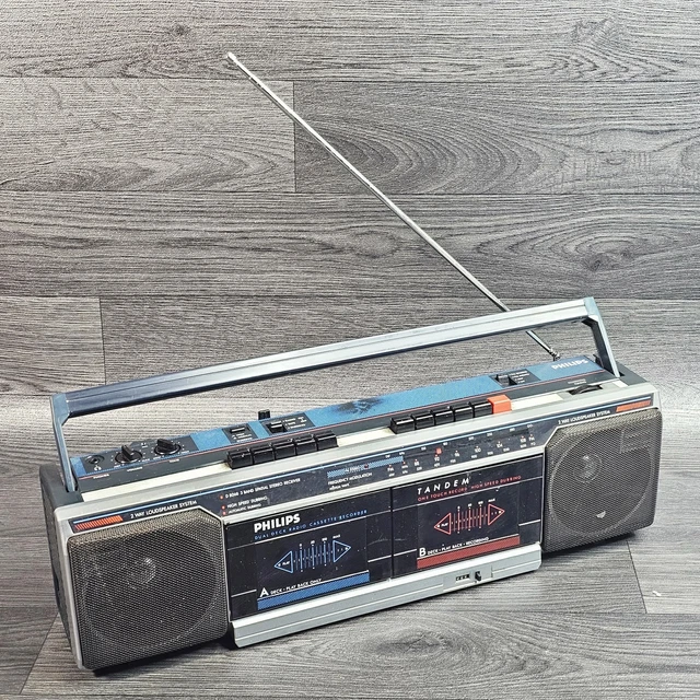 PHILLIPS 2 WAY Loudspeaker System - Navy Blue - D8068/05 - Read ...