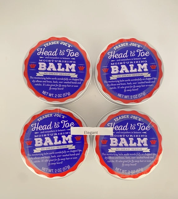 4 PACKS TRADER Joe's Head to Toe Moisturizing Balm Sealed No Greasy 4 ...