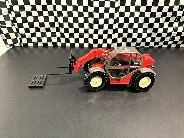 JOAL MANITOU MLT 633-120LS Telehandler Forklift w/Pallet - Red/Grey - 1 ...